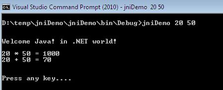 Invoking Java Code in C#.NET